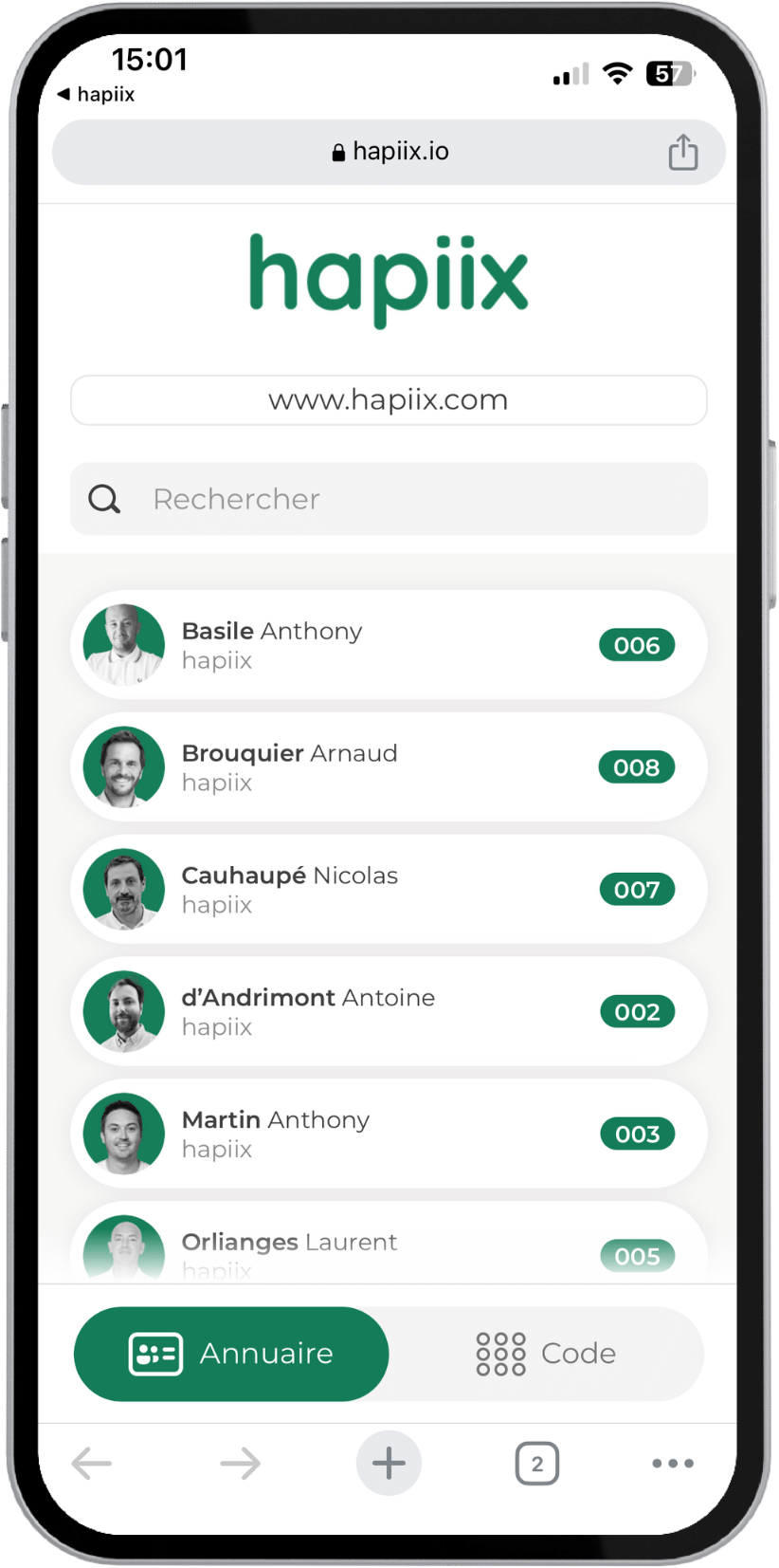 Aide & Support : comment ça marche le QR Code hapiix
